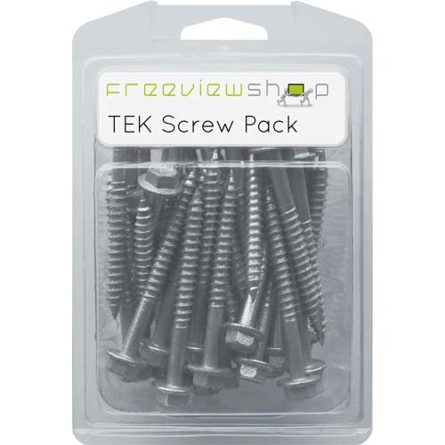 Freeviewshop NZ | 75mm TEK Screw Pack Hex Head
